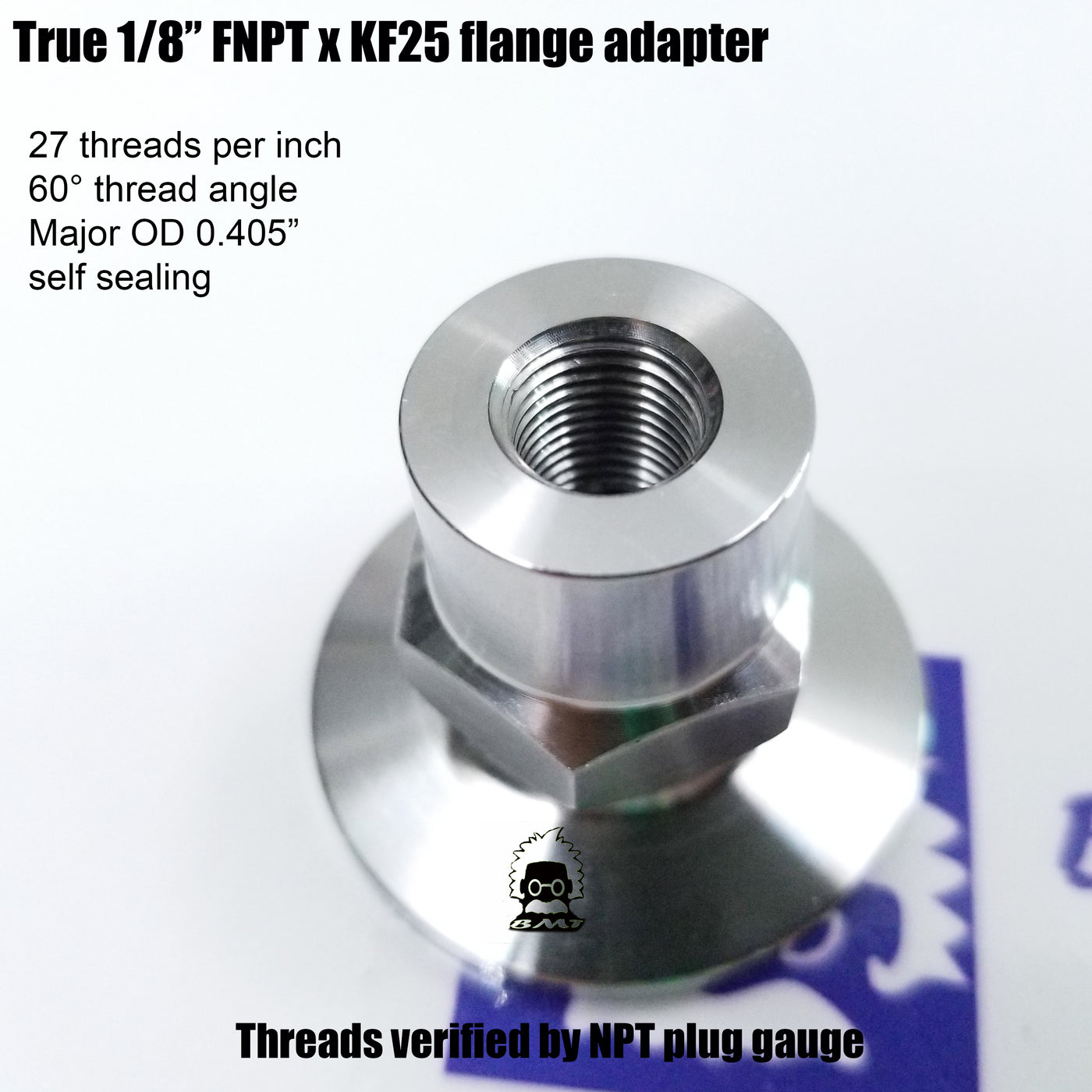 1/8" FNPT X KF25 flange – bmotiontech